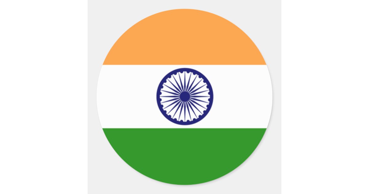 Indian flag stickers | Zazzle