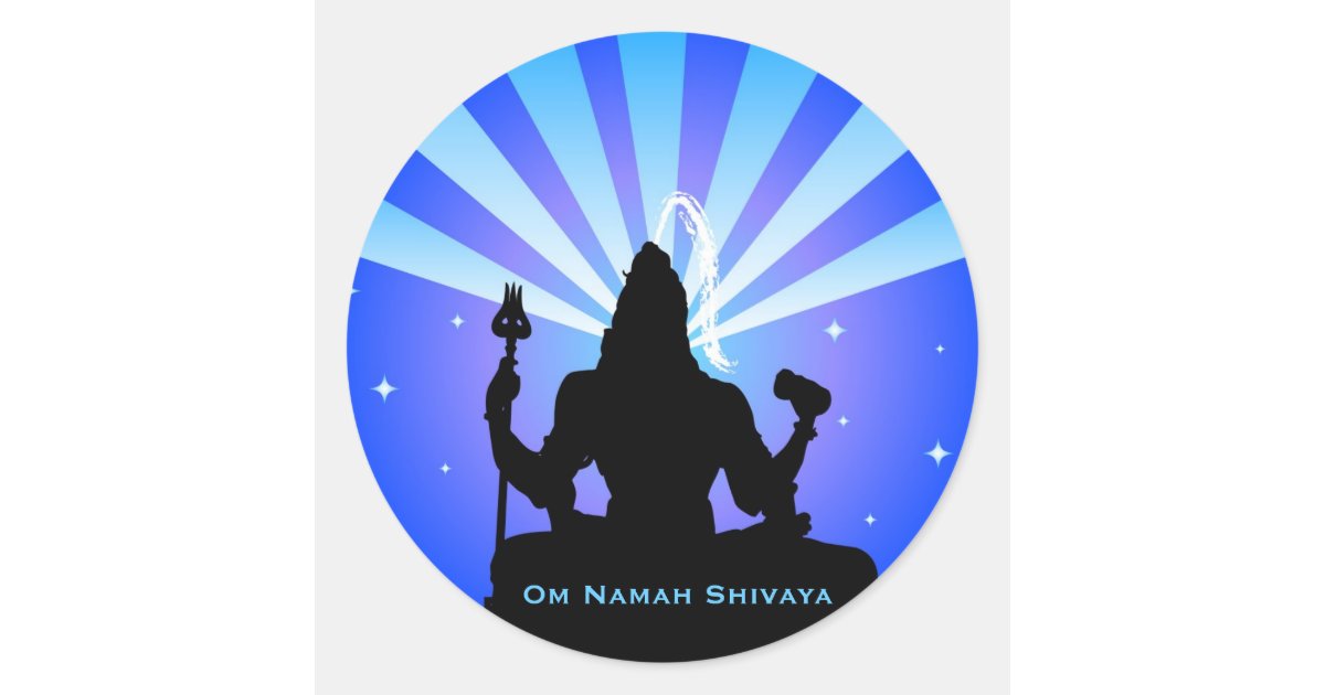 Indian god Shiva - Sticker | Zazzle.com