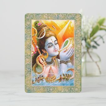 Indian Gods/Lord Shiva - Invitation Card | Zazzle