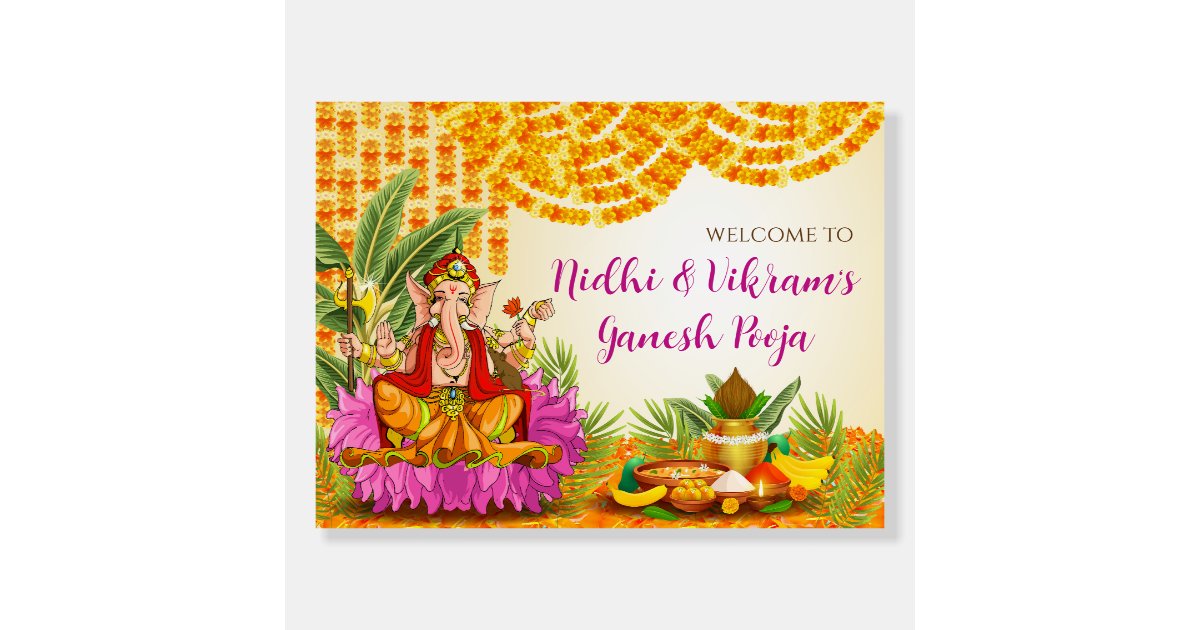Indian Grihapravesh signs & Gruhapravesham sign | Zazzle