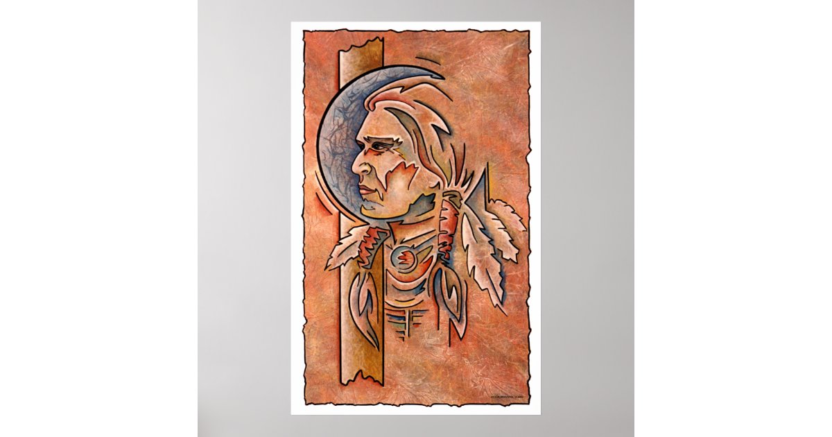 Indian Head Poster | Zazzle