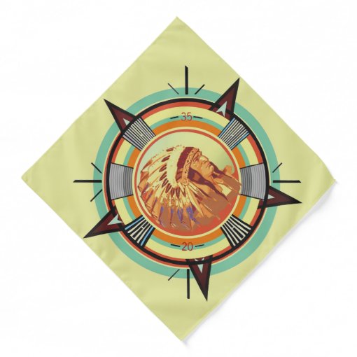 Indian Head Test Pattern Bandana | Zazzle