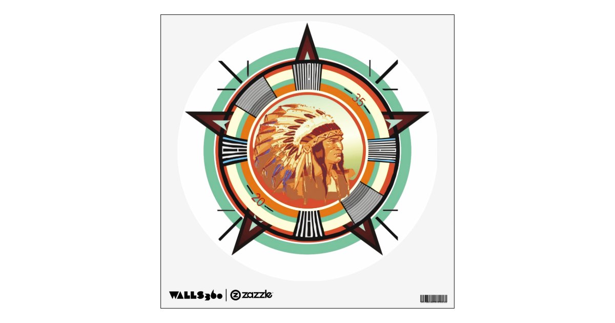 Indian Head Test Pattern Wall Decal | Zazzle