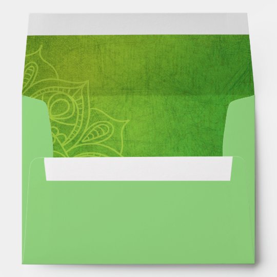 Indian Paisley Wedding Invitation Envelope | Zazzle.com
