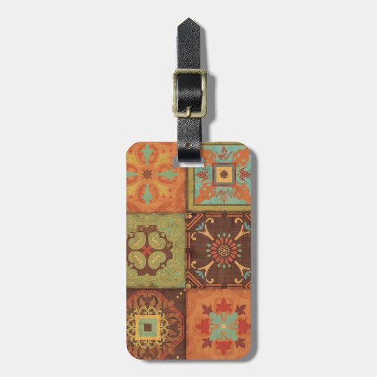 Indian Patterns Luggage Tag | Zazzle.com