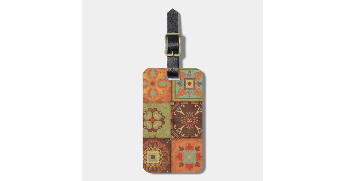 Indian Patterns Luggage Tag | Zazzle