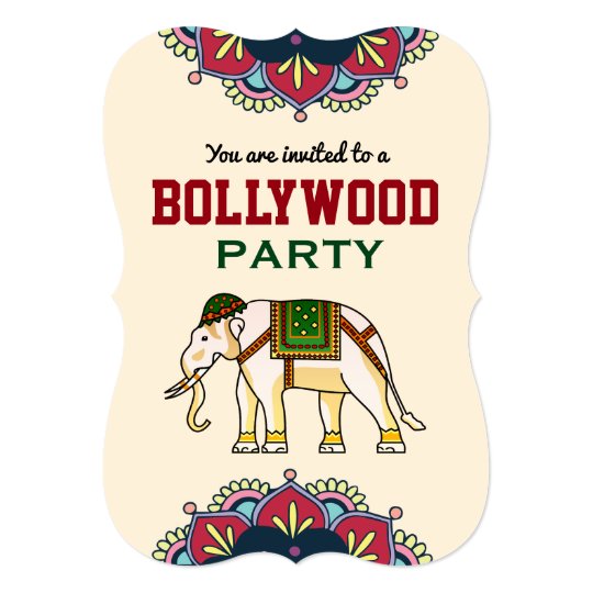Indian Style Bollywood Party Birthday Invitation | Zazzle.com