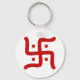 indian traditional hindu swastika symbol religion keychain | Zazzle