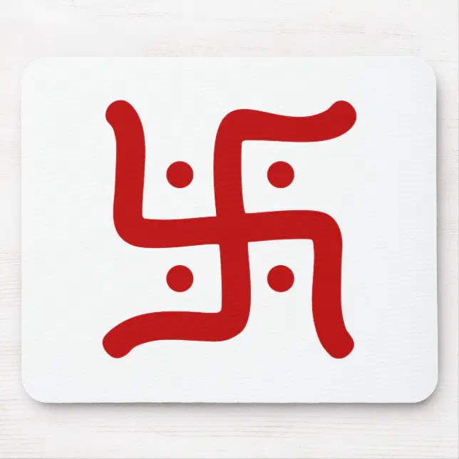 indian traditional hindu swastika symbol religion mouse pad | Zazzle