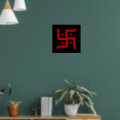 indian traditional hindu swastika symbol religion poster | Zazzle