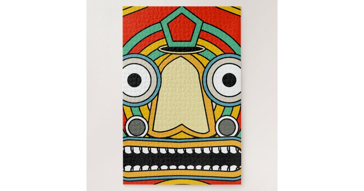 indian tribal jigsaw puzzle | Zazzle