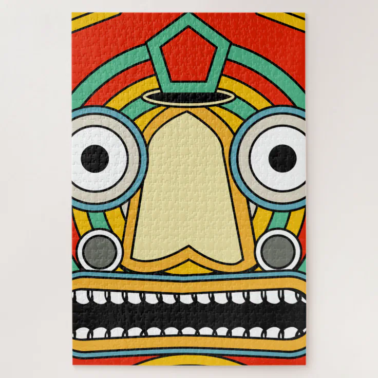 indian tribal jigsaw puzzle | Zazzle