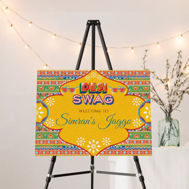 Indian Truck art Jago poster & Jago Welcome signs | Zazzle