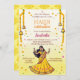 Indian wedding Haldi pithi bride cartoon Invitation | Zazzle
