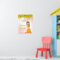 Indian wedding Haldi yellow hanging flowers Poster | Zazzle