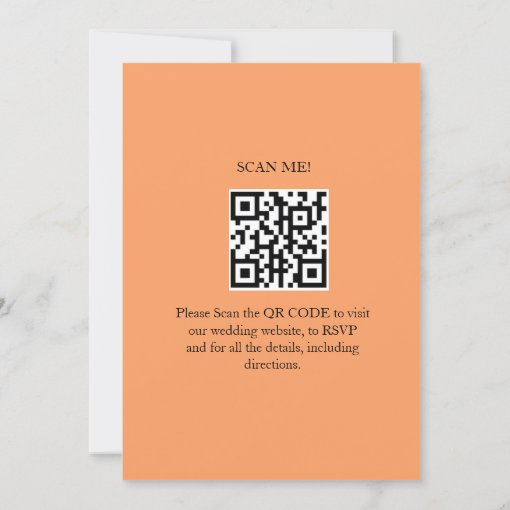 Indian wedding Invitation with QR code | Zazzle