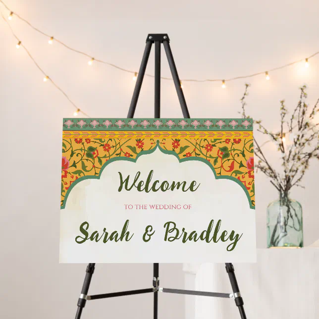 Indian wedding signs & Hindu wedding signs | Zazzle