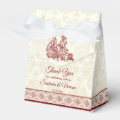 Indian wedding traditional maroon mandala pattern favor boxes | Zazzle