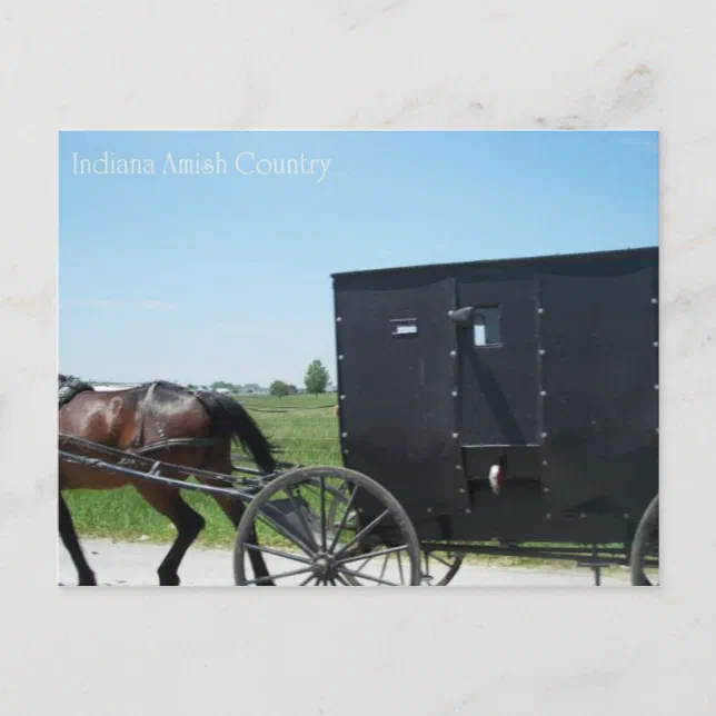 Indiana Amish Country Postcard | Zazzle
