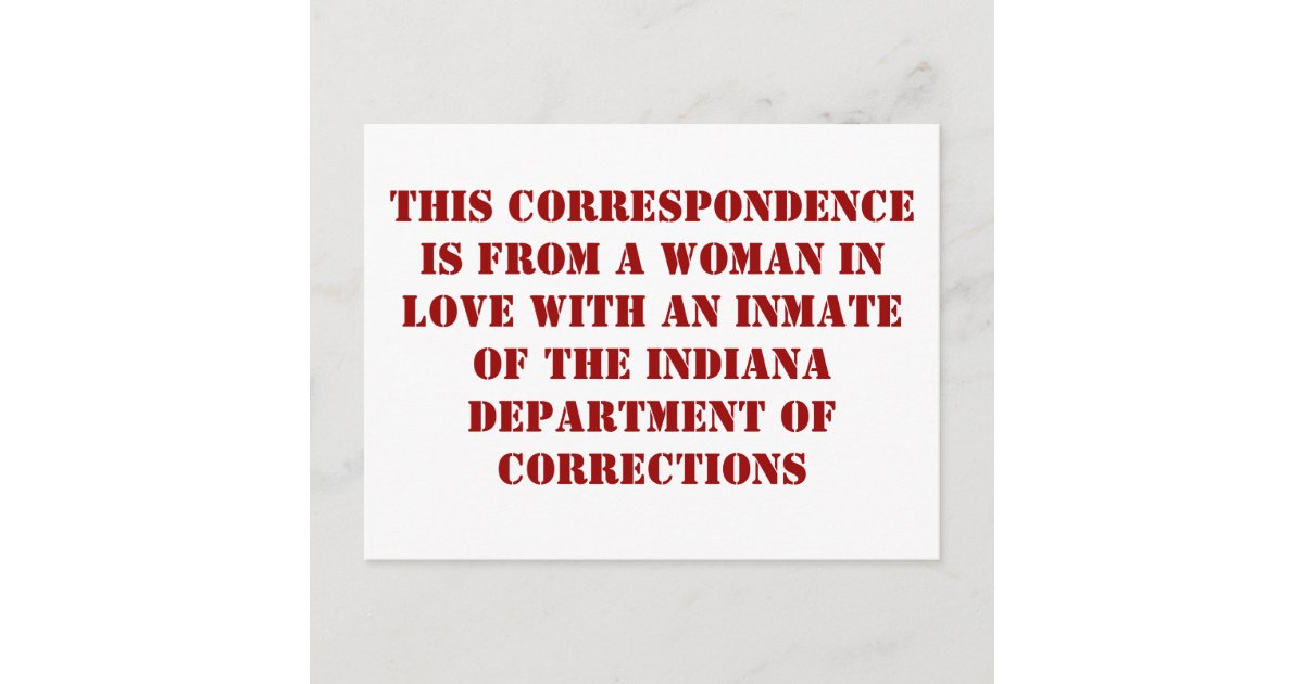 Indiana DoC #1 Postcard | Zazzle
