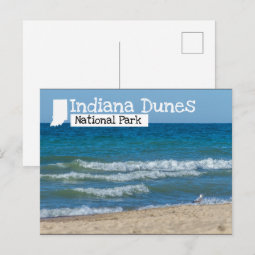 Indiana Dunes National Park Beach Postcard | Zazzle