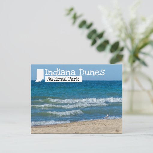 Indiana Dunes National Park Beach Postcard | Zazzle