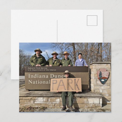 Indiana Dunes National State Park Sign Postcard | Zazzle