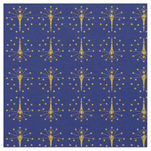 Indiana State Flag Fabric | Zazzle