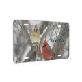 Indiana State Bird Cardinal License Plate | Zazzle