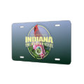 Indiana State Bird & Flower License Plate | Zazzle