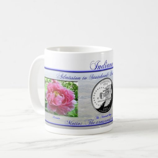 Indiana State Commemorative Coffee Mug | Zazzle