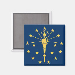 Indiana State Flag Magnet | Zazzle