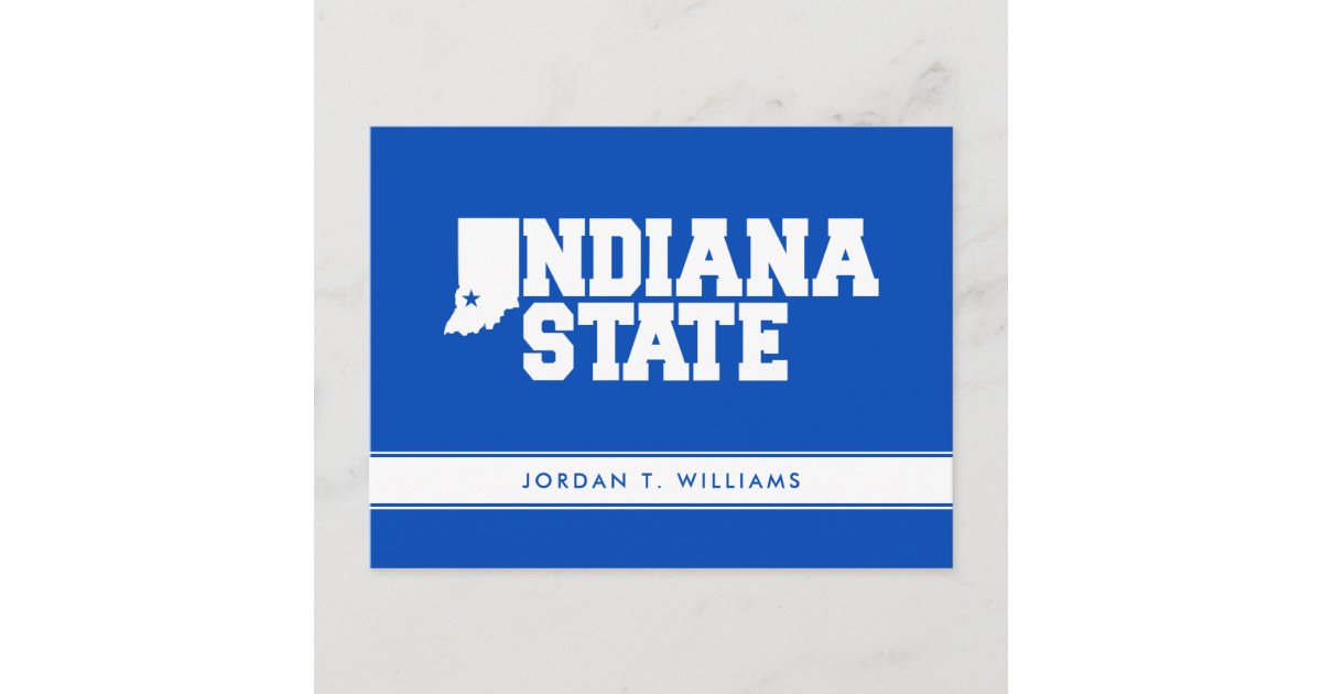 Indiana State Logo Invitation Postcard | Zazzle