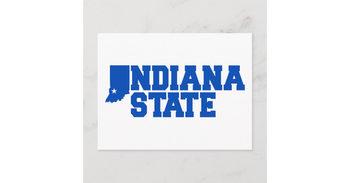 Indiana State Logo Postcard | Zazzle