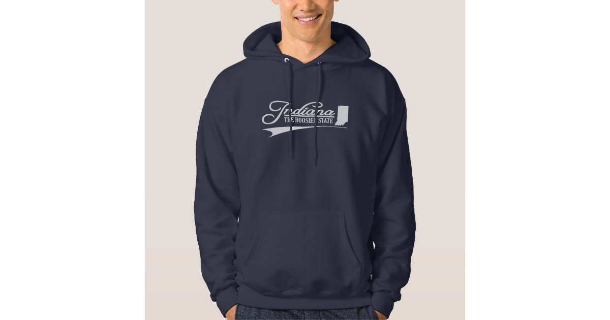 Indiana State of Mine Apparel Hoodie | Zazzle