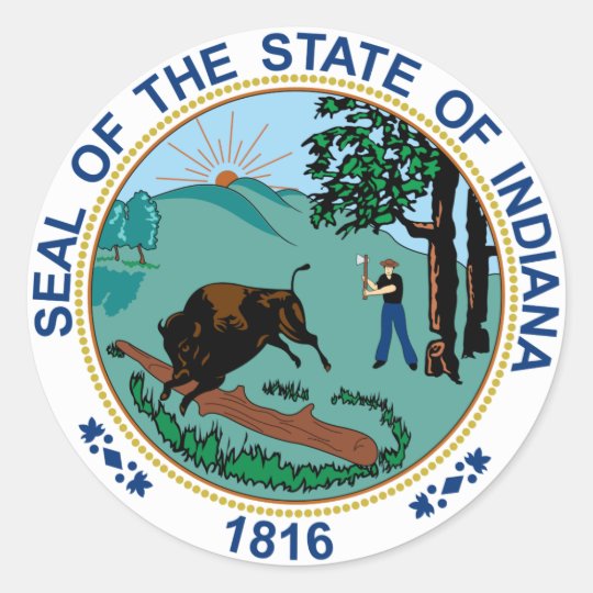 Indiana State Seal | Zazzle.com