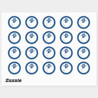 Indiana State University Graduation Classic Round Sticker | Zazzle