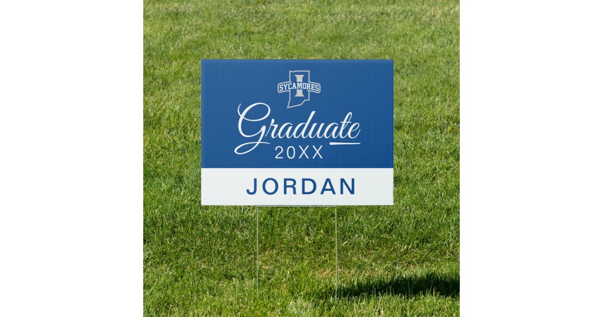 Indiana State University Graduation Sign | Zazzle