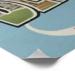 Indiana University - Large Letter Scenes Poster | Zazzle