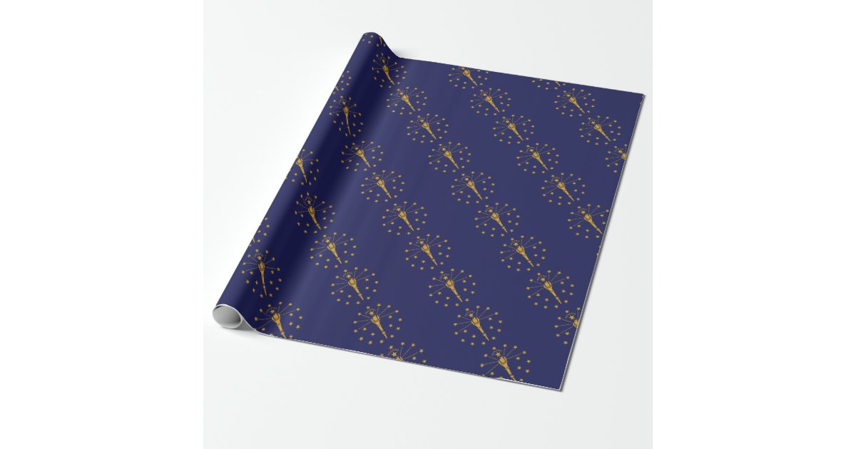 Indiana Wrapping Paper | Zazzle