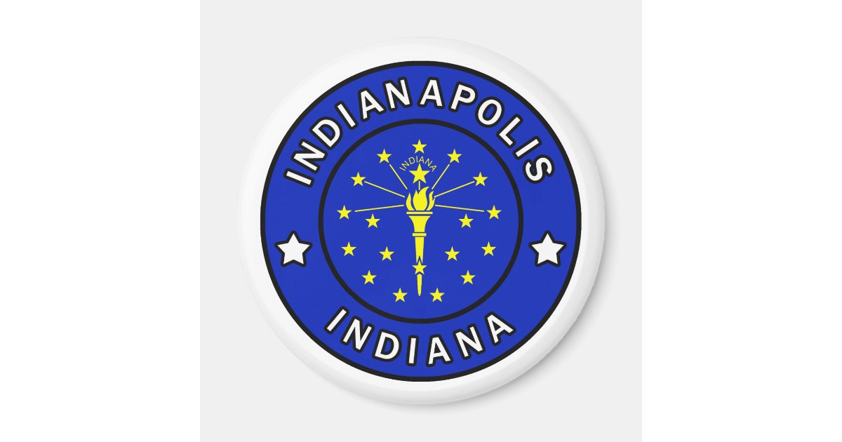 Indianapolis Indiana Magnet | Zazzle