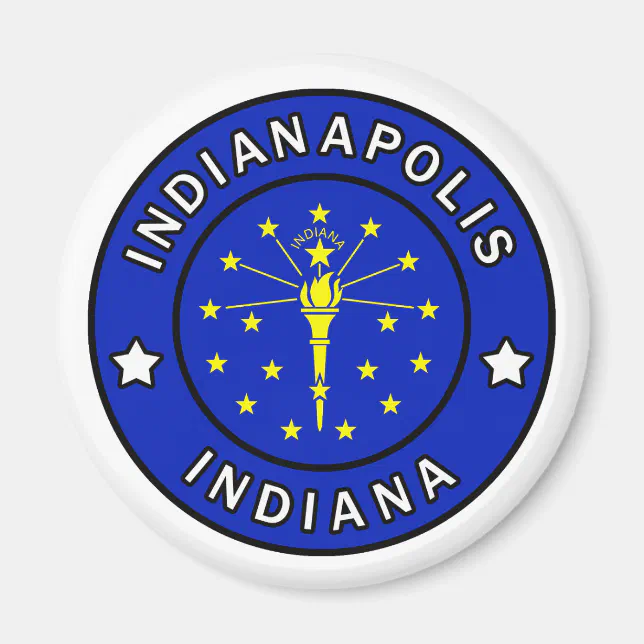 Indianapolis Indiana Magnet | Zazzle