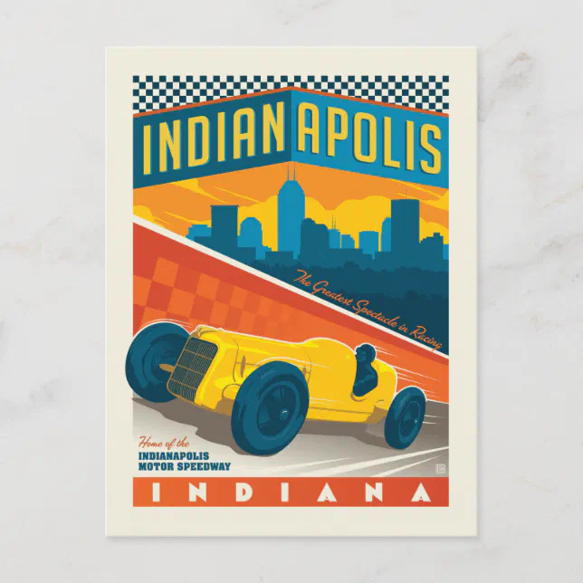 Indianapolis Motor Speedway Postcard | Zazzle