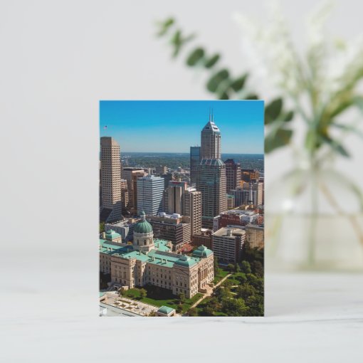 Indianapolis Skyline Postcard | Zazzle