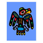 Raven Native American Design Postcard | Zazzle.com