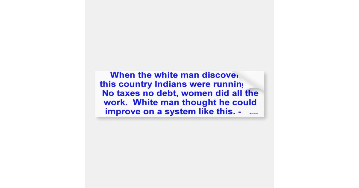 indians running bumper sticker | Zazzle