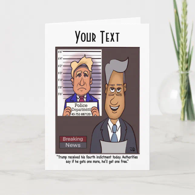 Indictment Greeting Card | Zazzle