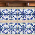 Indigo Azulejo Blue Portuguese Lisbon Decorative Ceramic Tile | Zazzle