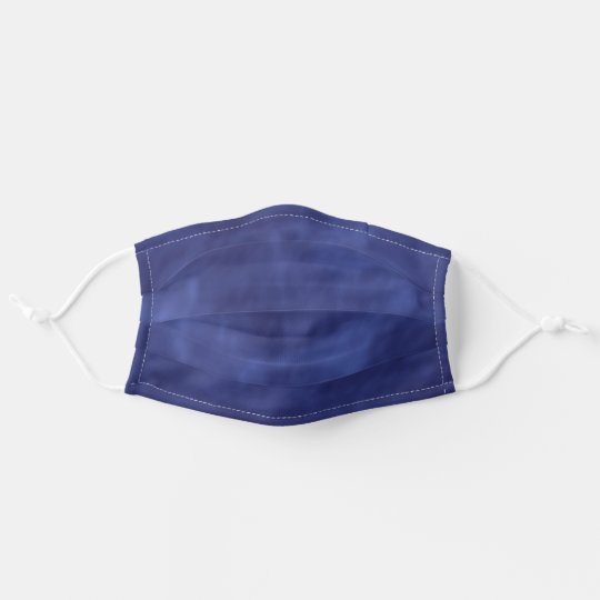 Indigo Blue Adult Cloth Face Mask | Zazzle.com