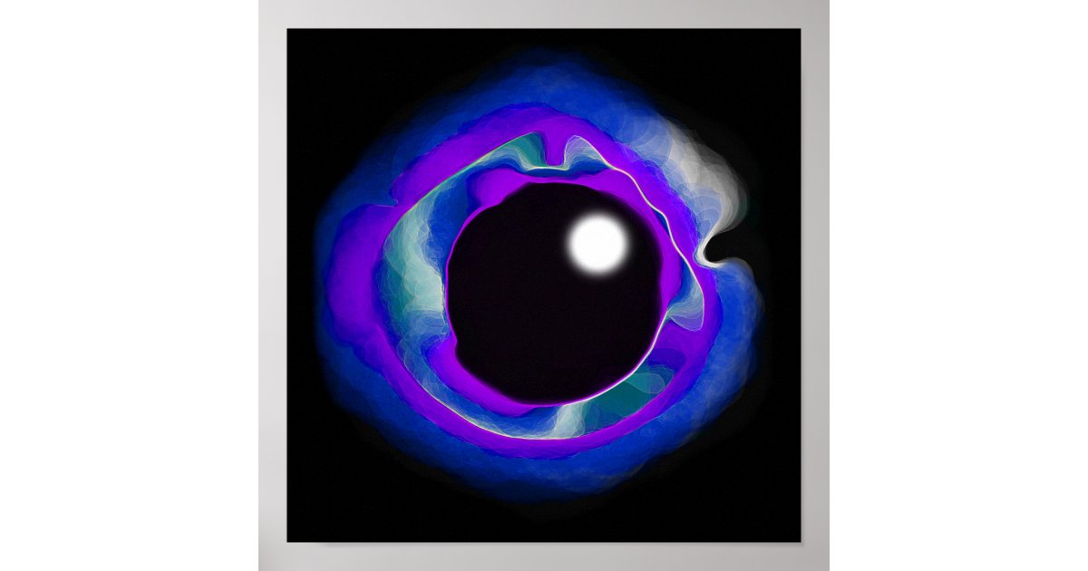 Indigo Eye Void Poster | Zazzle